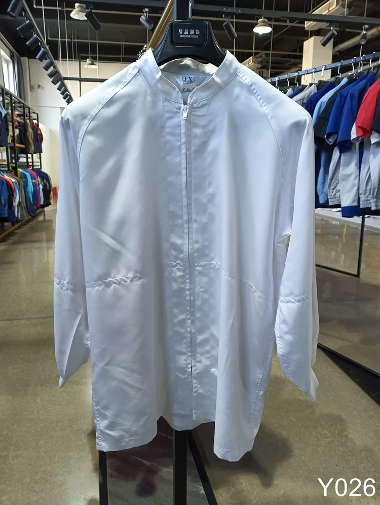 Cleanroom White Anti Static Clothes Uniform Esd Smock - Buy Cleanroom ...