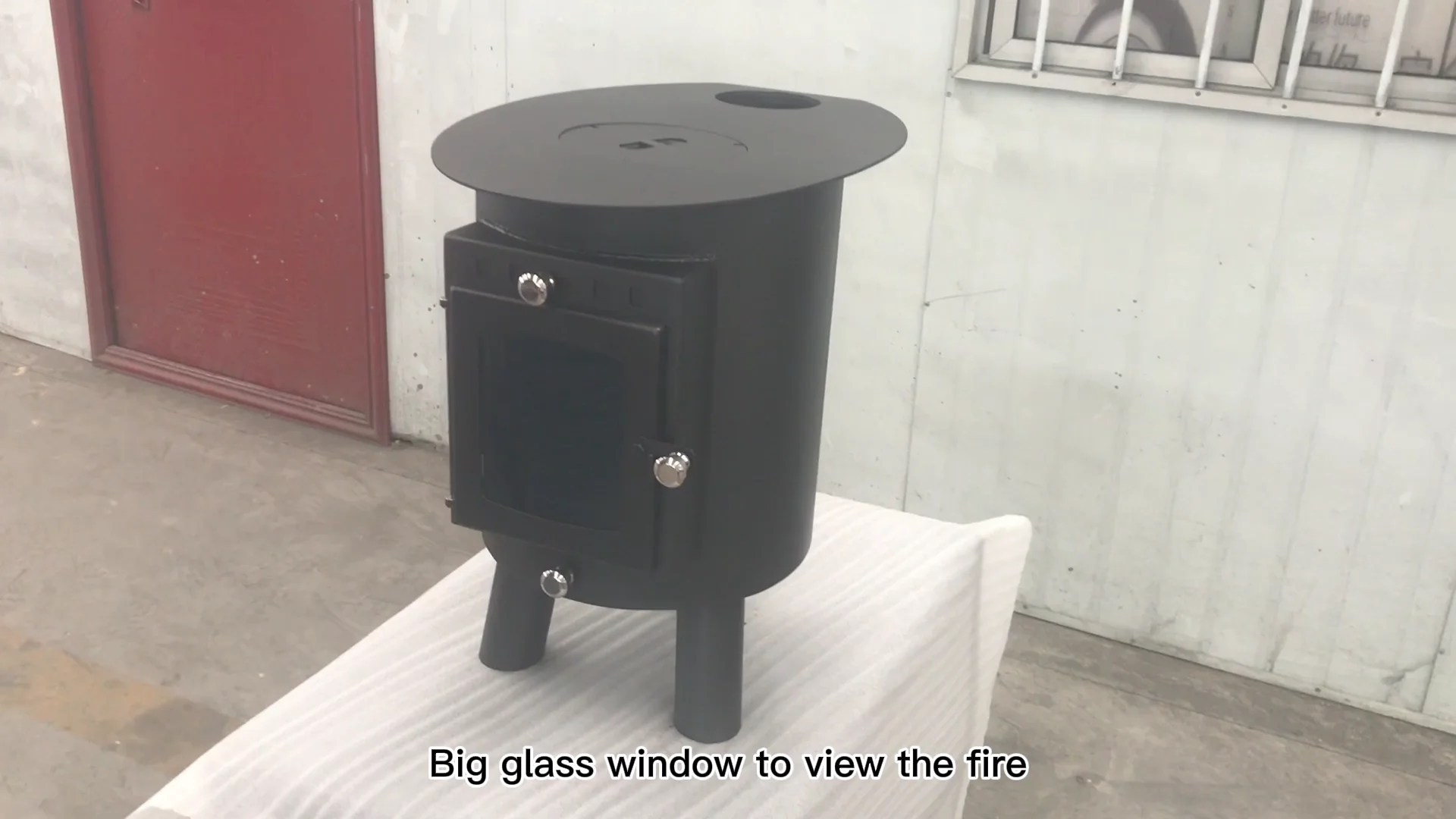 High Efficient Wood Burning Tent Heater Solid Fuel Cooking Stove For ...