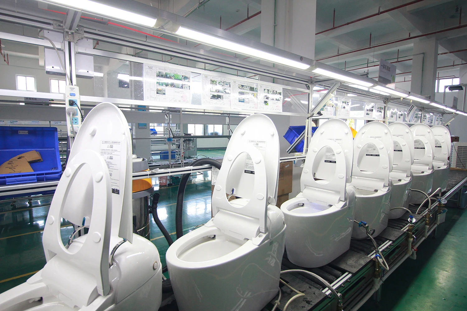 Luxury Auto Flush Sensor Rimless Bathroom - Fully Automatic