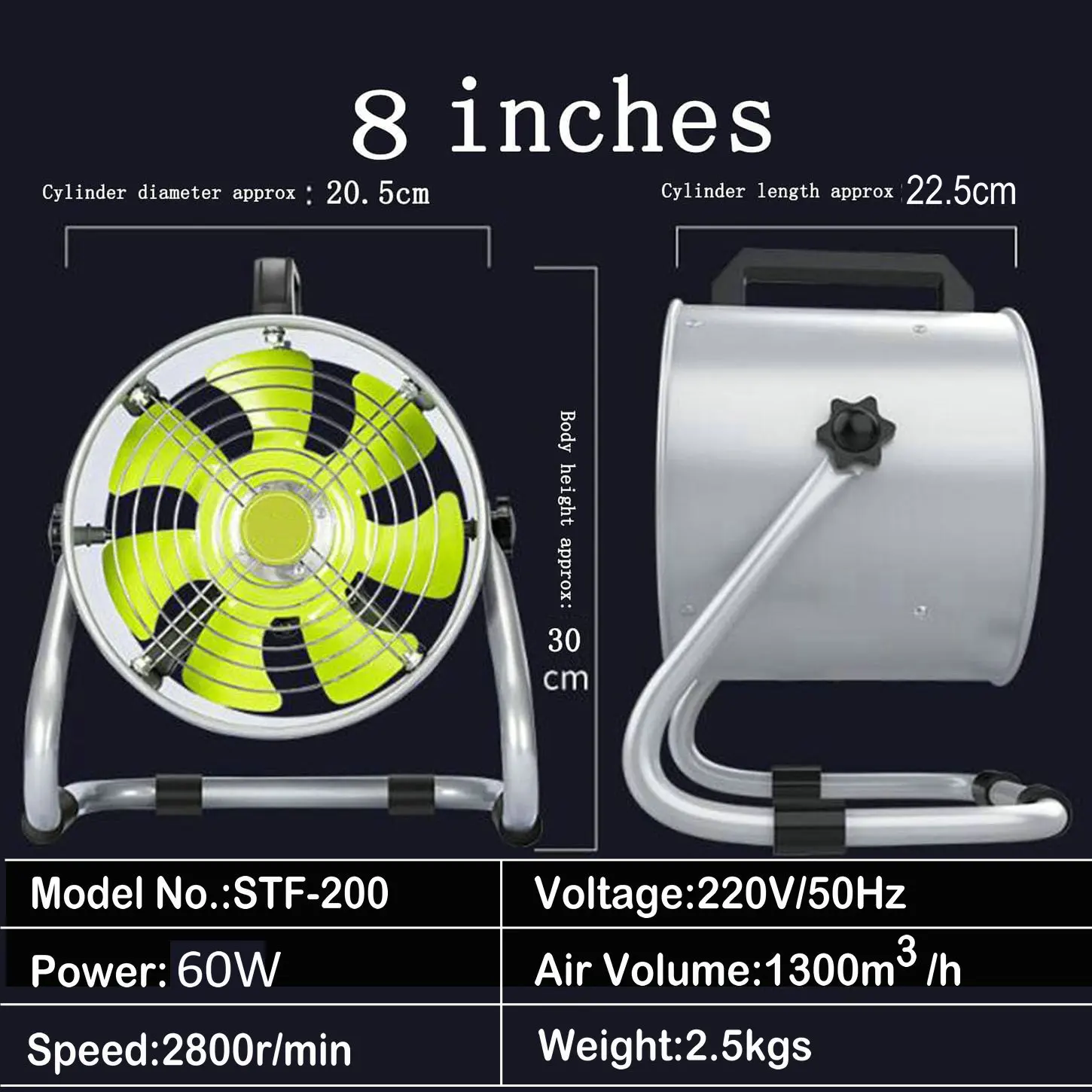 Portable Extractor Fan 6-12 Inch for Kitchen & Bathroom Ventilation ...