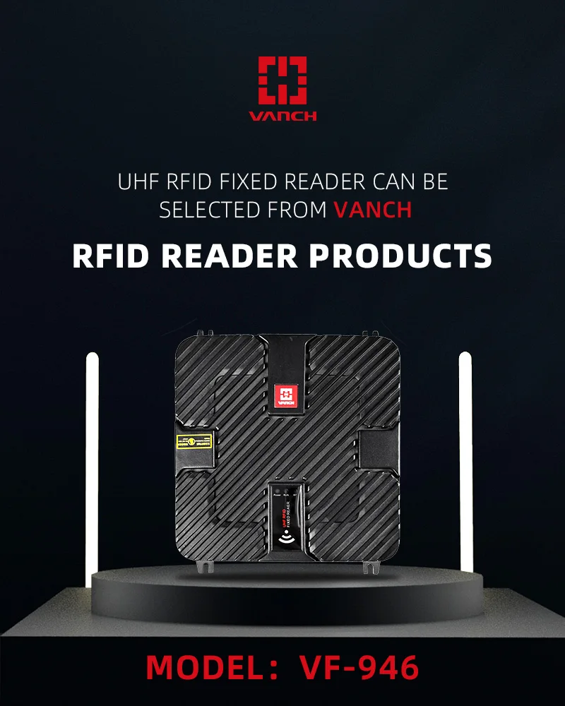 Vanch 4-Port Antenna Multi-Channels Impinj R2000 UHF RFID Reader 860 ...