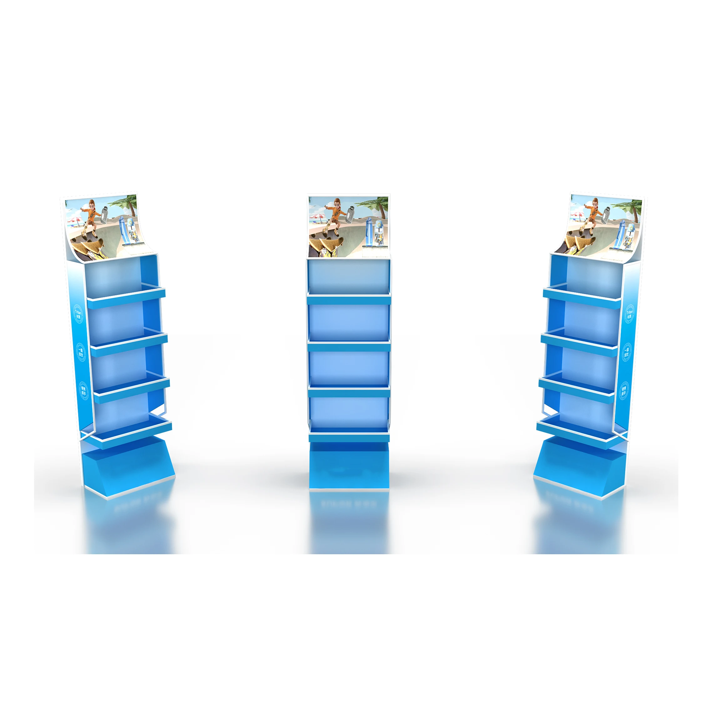 Retail Heavy-duty Metal Display Racks Multi-layer Metal Display Racks ...