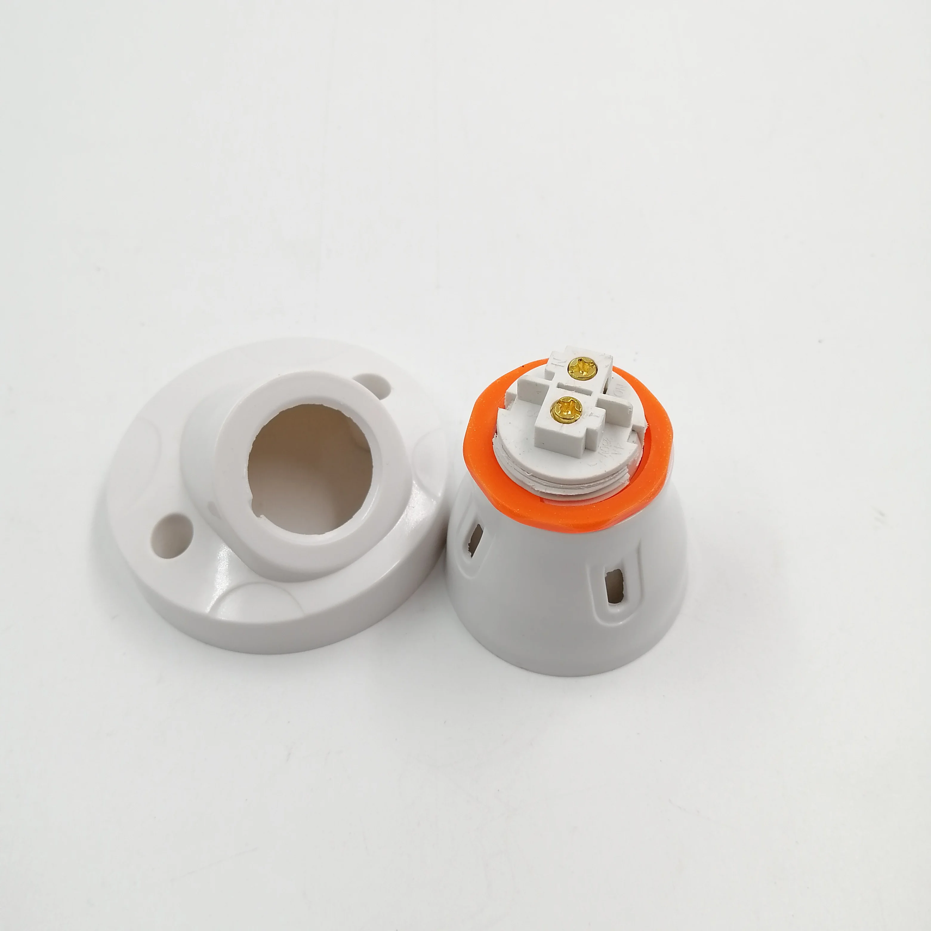 Wholesale Lamp Holder E27 Screw Shell Lampholder Plastic Material Wall ...