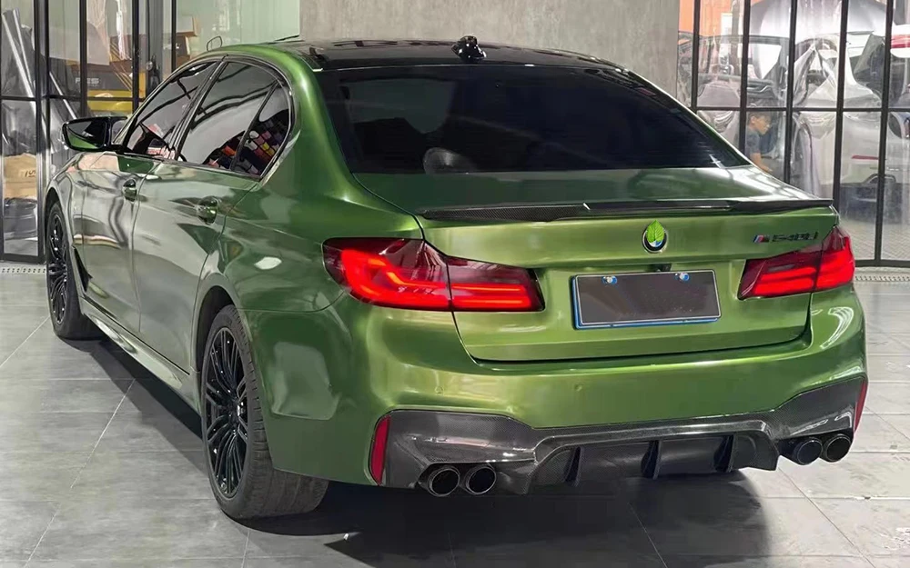 For Bmw 5 Series G30 G38 Modified M5 Competitive Edition Rear Lip Carbon Fiber Rear Spoiler ...