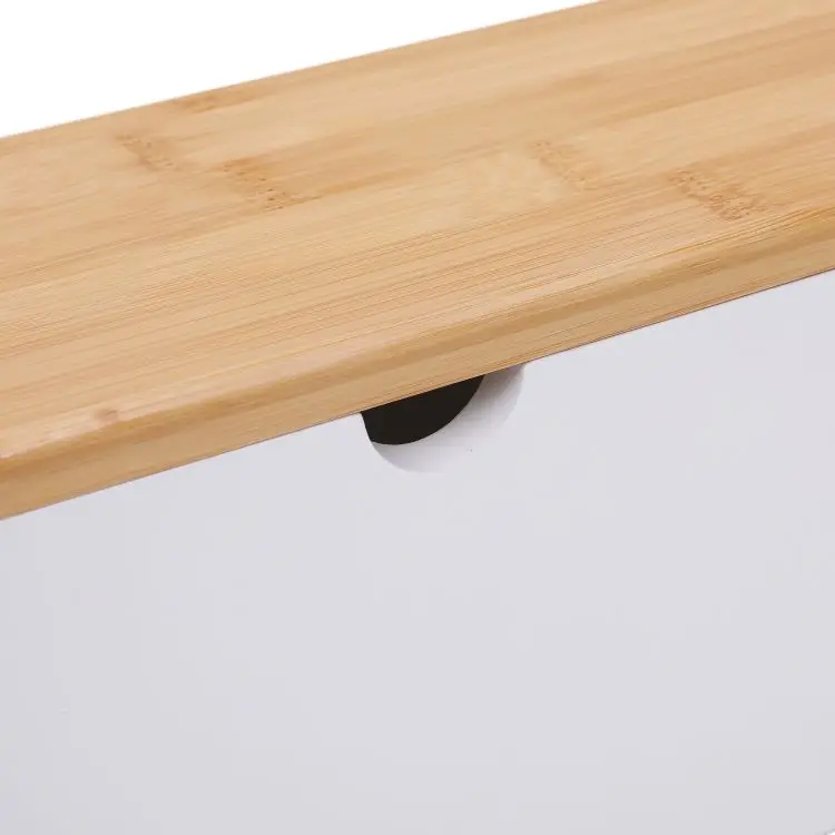 Custom Bamboo Cable Magnetic Management Box Wooden Cable Organizer ...