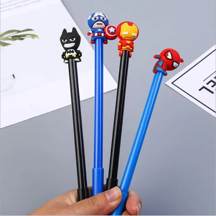 Promotional School Kids Cartoon Anime Character Head Super Hero Pen ...
