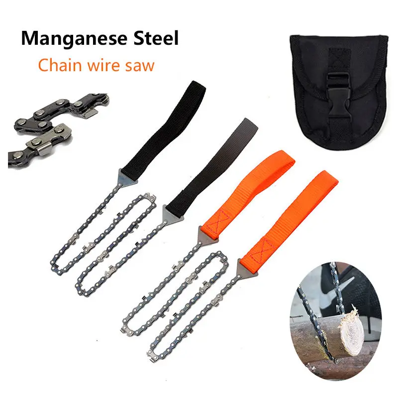 Portable 24 Inch Hand Chain Saw Camping Survival Manual Chain Saw ...