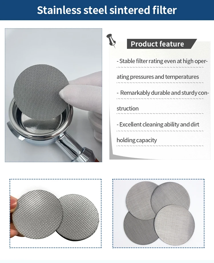 Etching Discs Ss304 Disc Spot Welded Wire Stainless Round Coffee Metal ...
