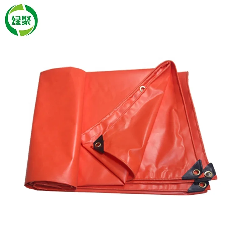 De PVC recubierto de PVC camión volquete cubierta rip-de servicio ...