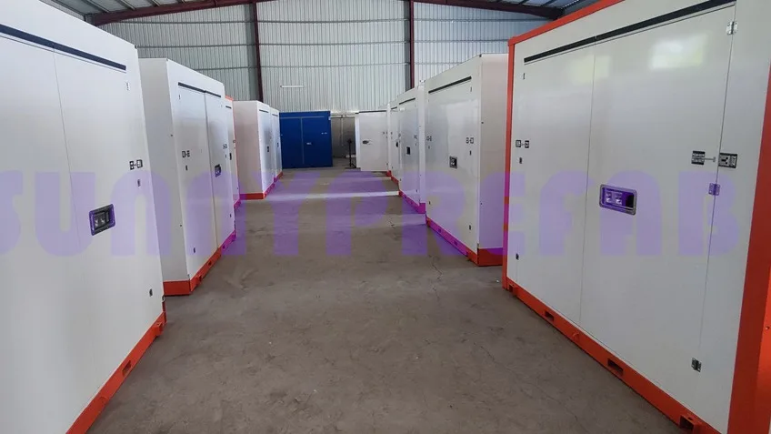 Steel Material Prefab Storage Assemble Foldable Moving Stackable ...