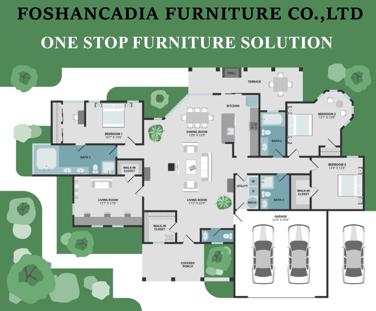 American Luxury Solid Wood Dining Set Contemporary Oval Shape Table ...