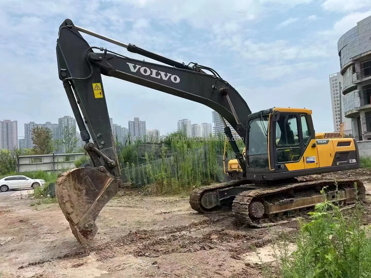 22Ton Korea Original Used volvo 290 Big Excavator Ec290blc Escavatore ...