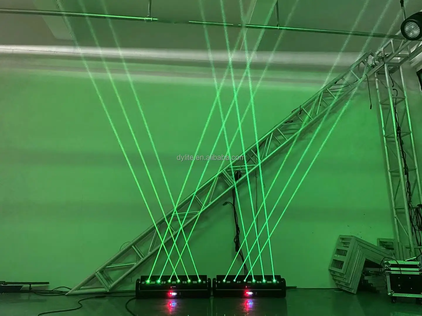 3in1 6 Eyes Laser 500mw Wide Moving Head Light Beam RGB