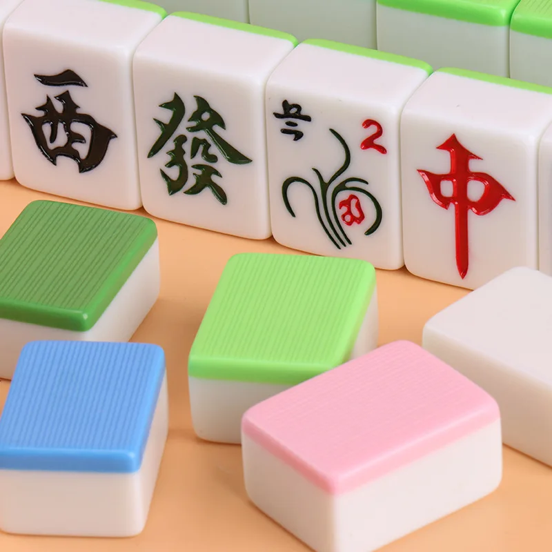 Factory High Quality Melamine Mahjong Set Automatic Mahjong Tiles Tile ...