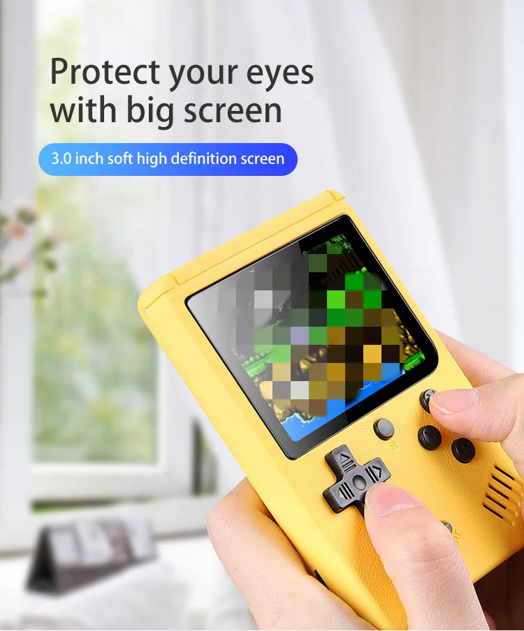 Portable 500 In 1 Games Retro Children's Game Console With Gamepad ...