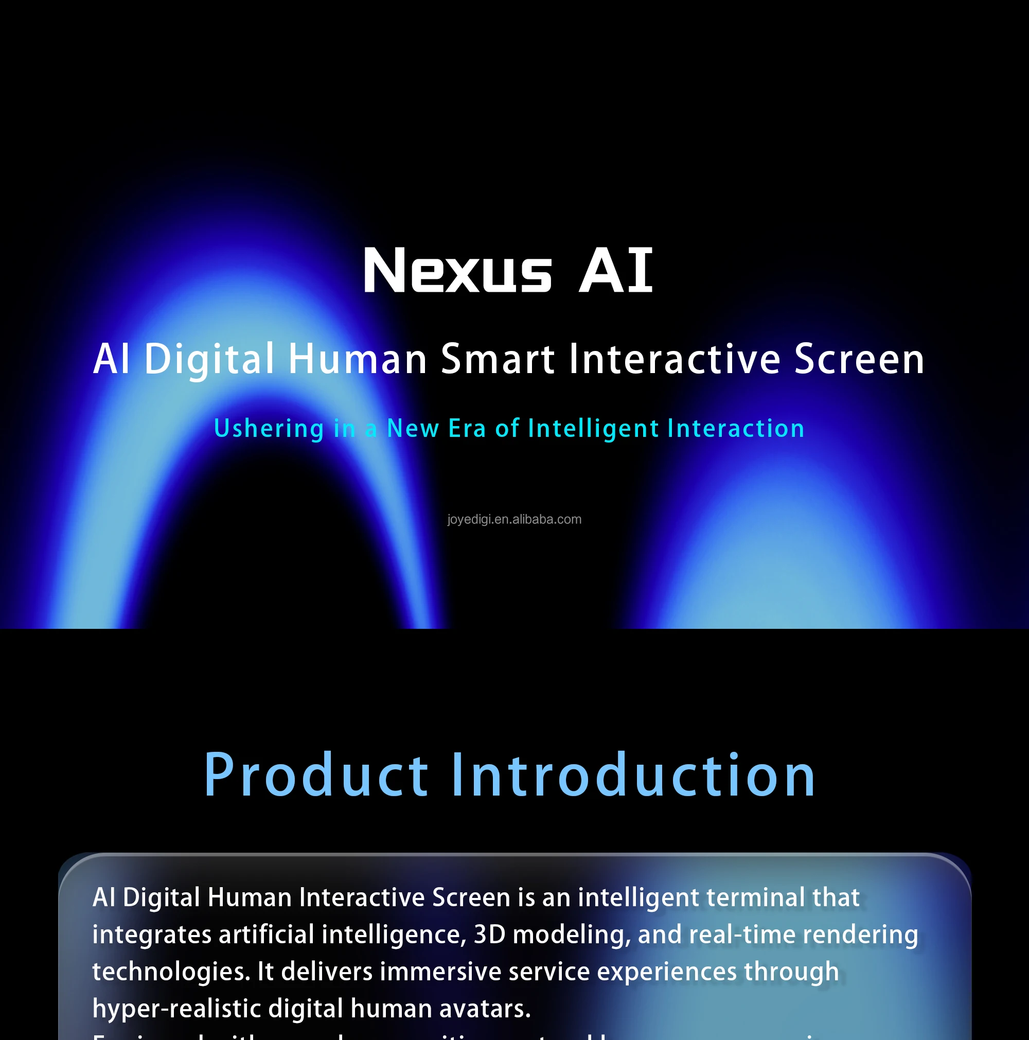 AI Digital Human Interactive Terminal Kiosk for Tourist Assistant with ...