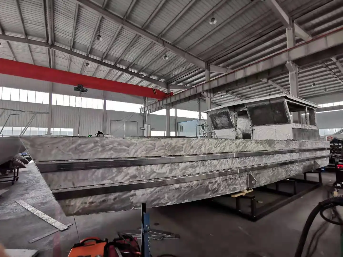 11m/36ft Aluminum V Bottom Open Sea Barge Work Cargo Ship Boat ...