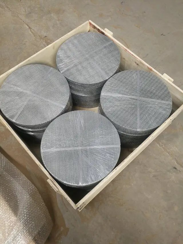 Stainless Steel Woven Wire Mesh Filter Disc - Buy 25 Micron Stainless ...