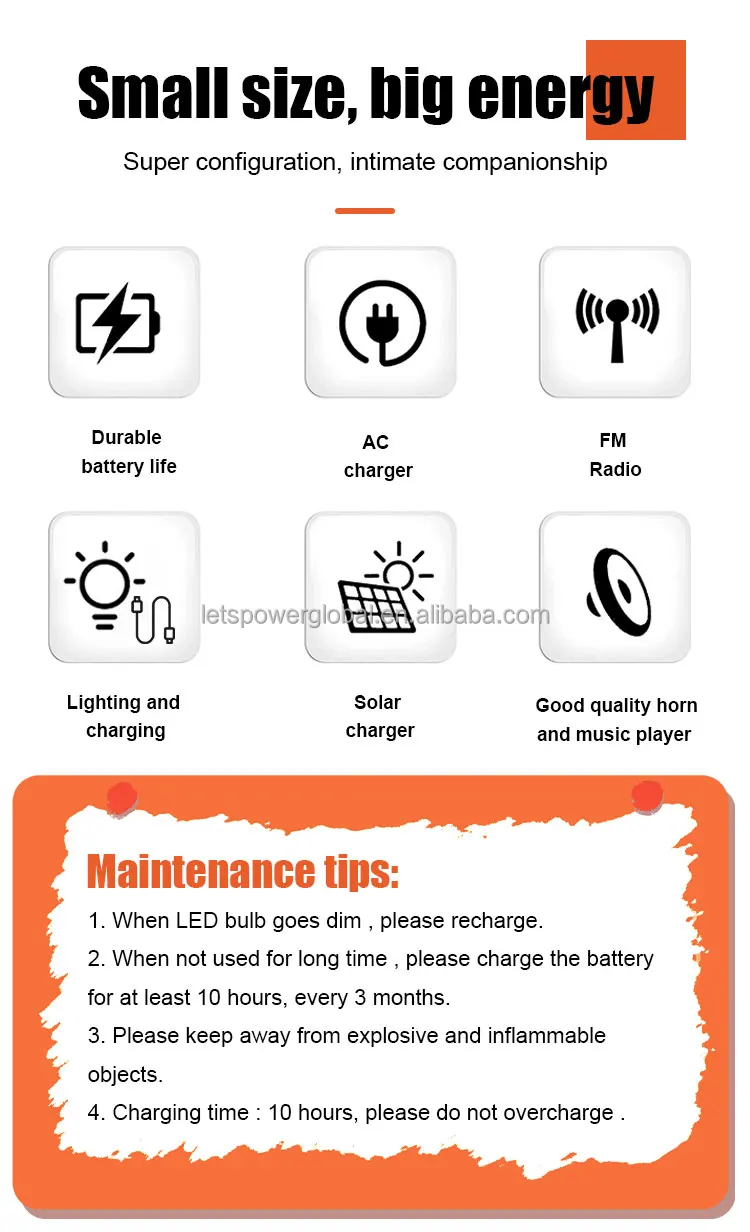 Yobolife Portable Solar DC System LiFePO4 Battery 3.2V Solar Energy Kit ...