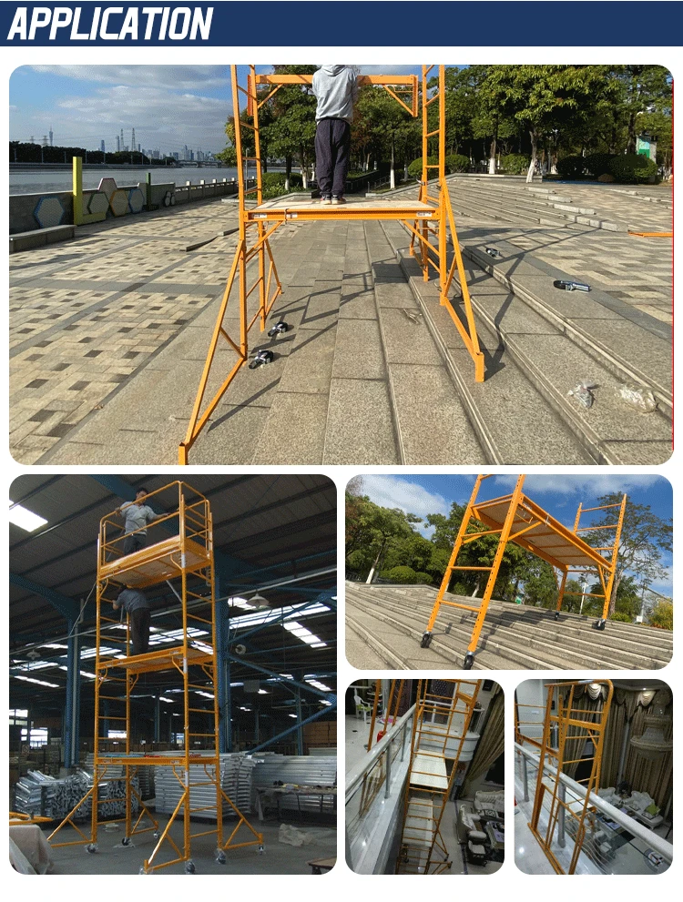 Modern Design Aluminum & Iron Light Baker Scaffold Ladder Frame ...