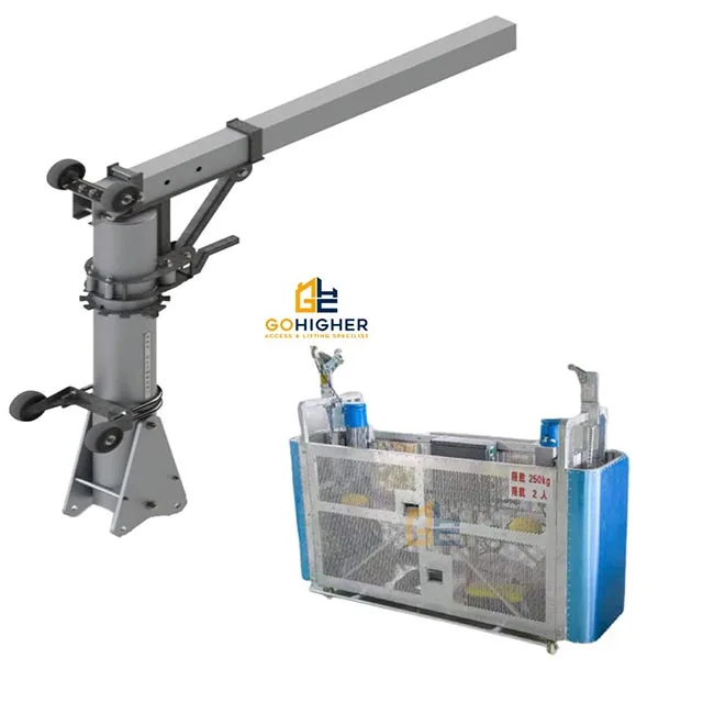 Devit Suspended Platform Permanent Suspended Platform with Rail Davit ...