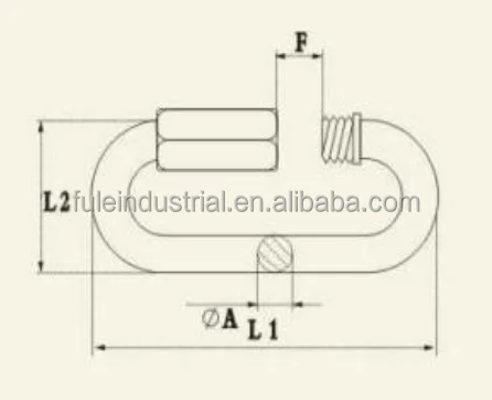 Stainless Steel Quick Link Carabiners - Durable & Versatile