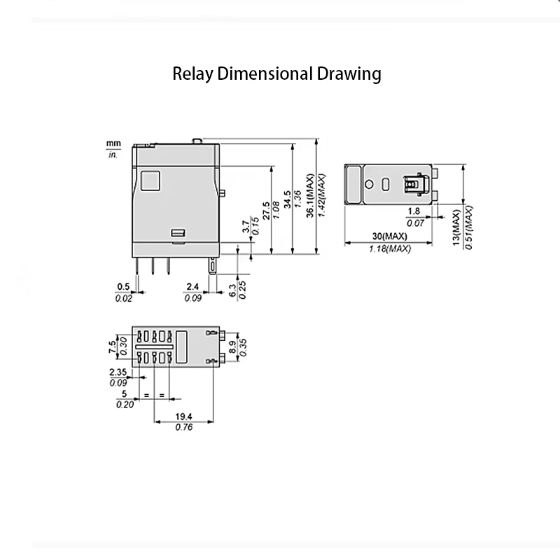 Schneider Small Relay Rgze1s35m 5-pin Base - Buy Schneider Protection ...