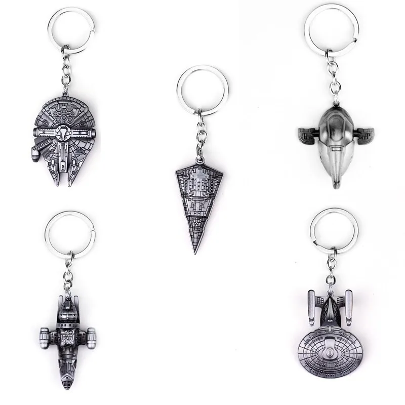 Zinc Alloy Metal Cartoon Spaceship Keychain Bottle Opener Keyring Theme ...