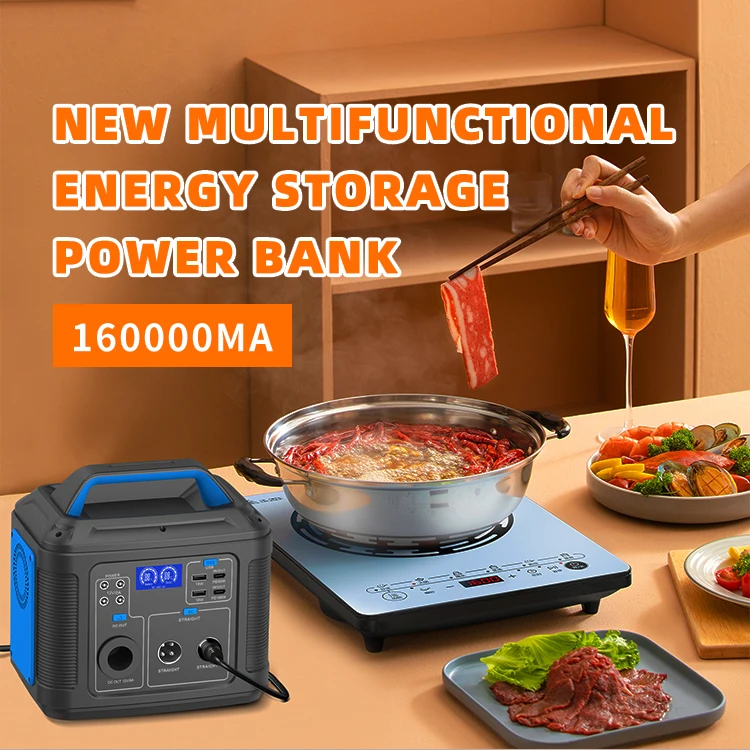 160000mah Powerbank 220v Bank Solar Portable Power Station For Home Outdoor - Buy 200w Portable ...