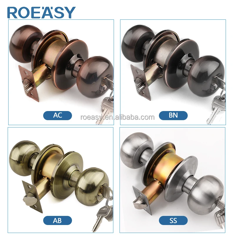 Roeasy Turkey Security Round Ball Door Locks for Aluminium