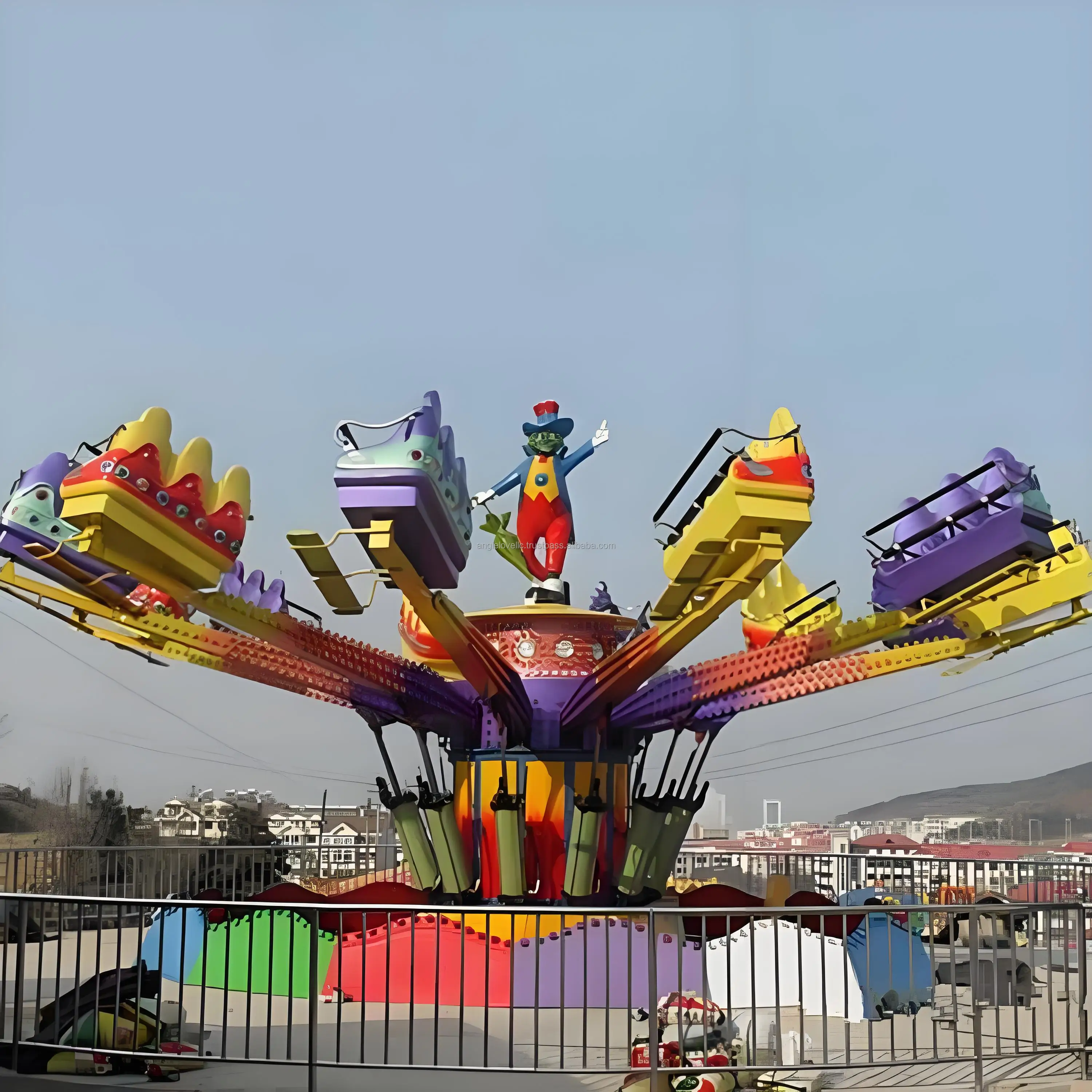Outdoor Funfair Jump Passion Rides For Amusement Park Exciting Theme ...
