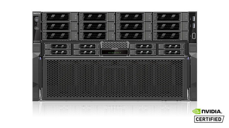 High Performance AI Rack Server 6U Rack H100 Server Chassis Based on ...