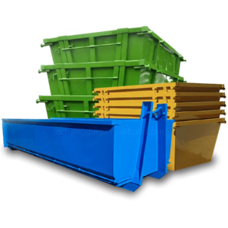 1.5m Recycling Trailer Skip Bins Crane Trash Skip - Buy Outdoor Metal ...
