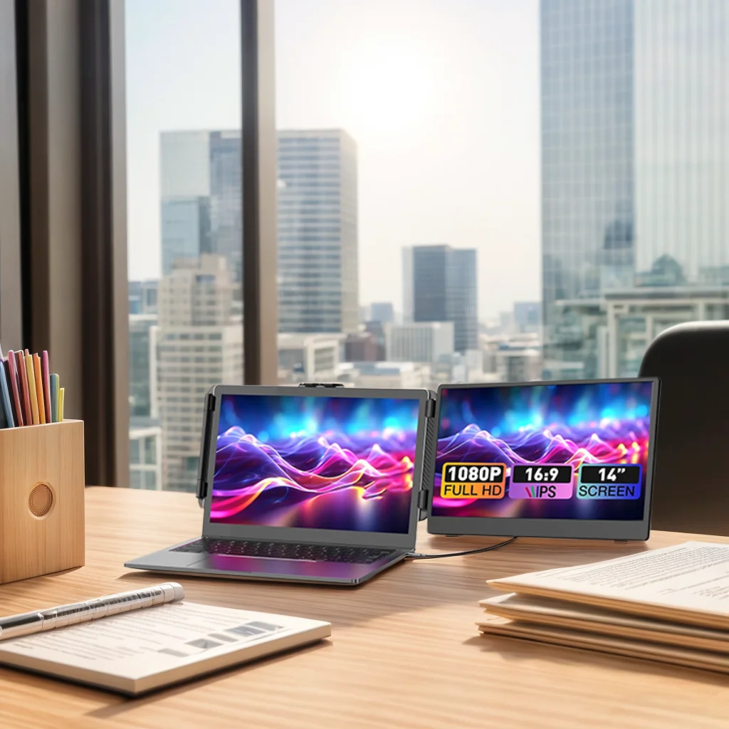 New Trending 2025 Dual Screen S1 FHD 1080P 14inch LCD Monitors IPS ...
