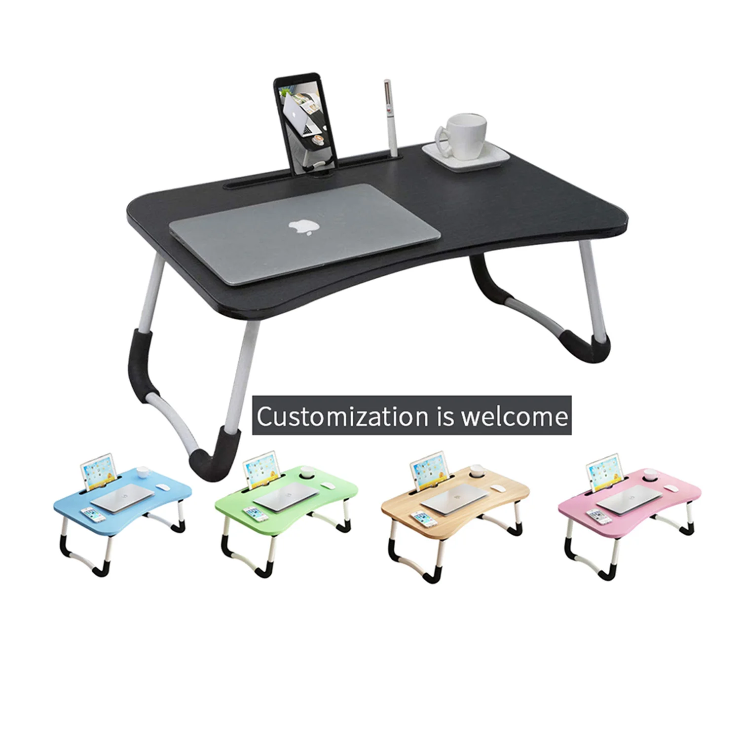Modern Design Wooden Folding Adjustable Portable Laptop Table Portable ...