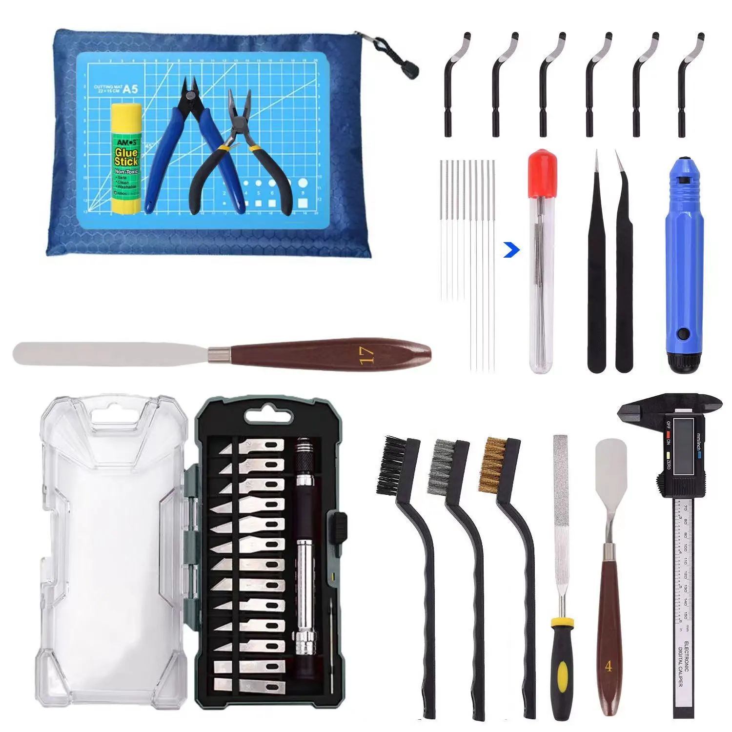3D Print Tool Kit - Cleaning and Debur Tools for Success