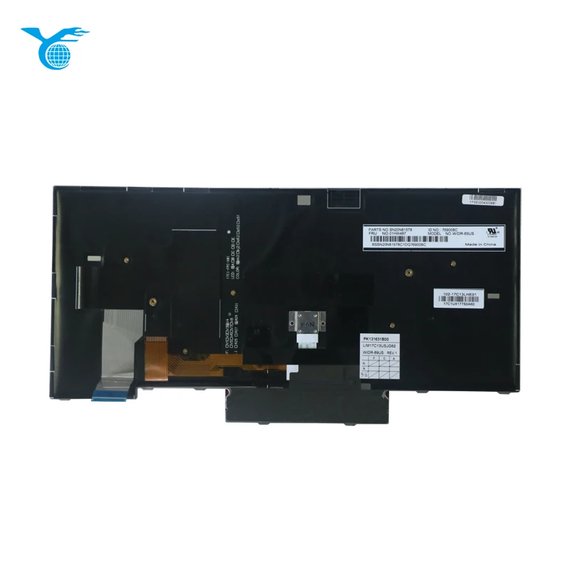 NEW Laptop Keyboard with Backlit for Thinkpad T25 25 01HW487