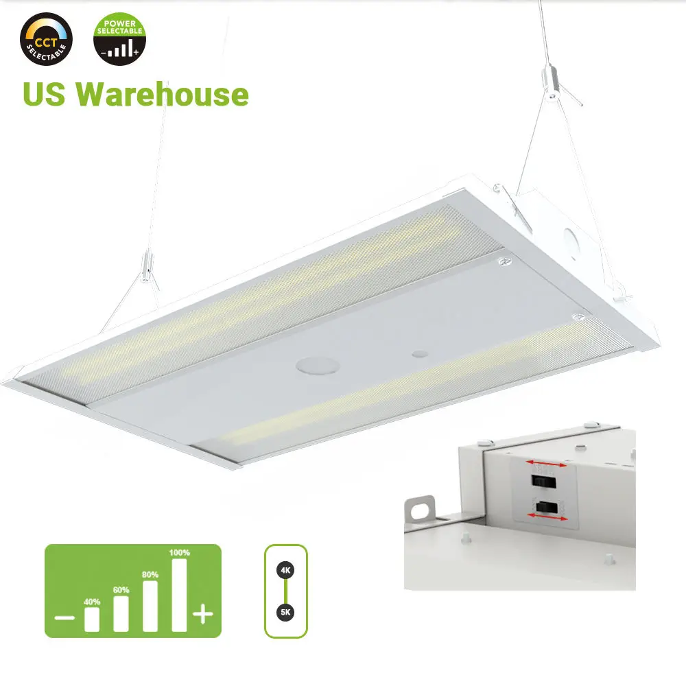 Led Highbay Linear Us Stock Cct Power Dim Optional Bluetooth Occupancy ...