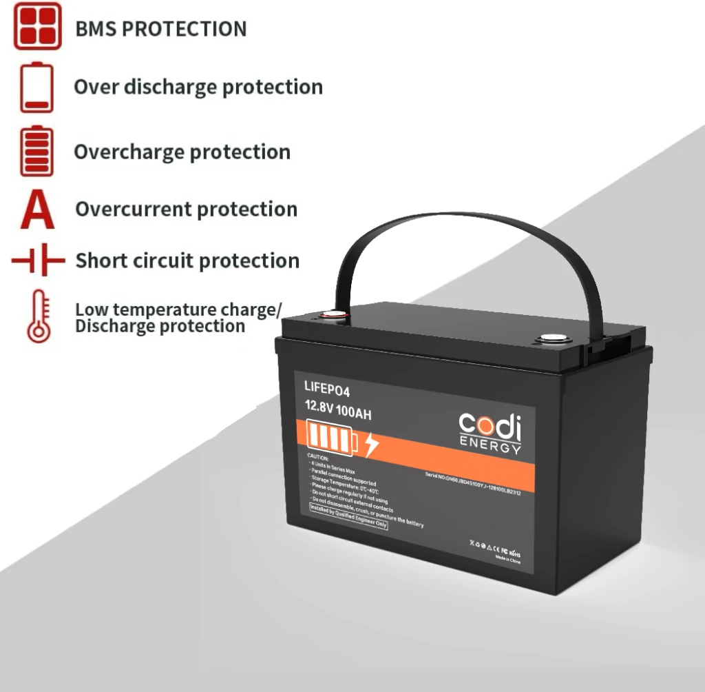24 Volt Lifepo4 Battery Pack Lithium Ion Lifepo4 12v 24v 48v 100ah ...