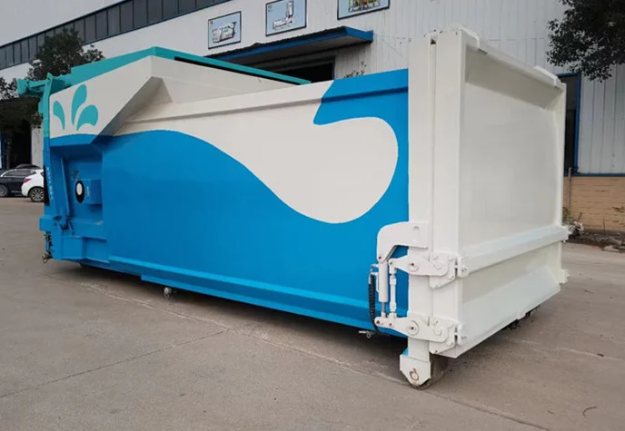 Hydraulic Garbage Compactor Waste Plastic Press Machine Hydraulic Trash ...