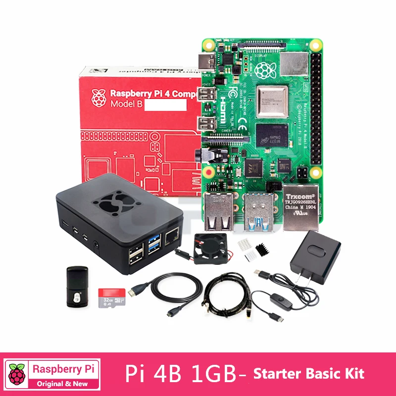 Raspberry Pi 4 Kit - Starter Basic Kit with Multiple RAM Options