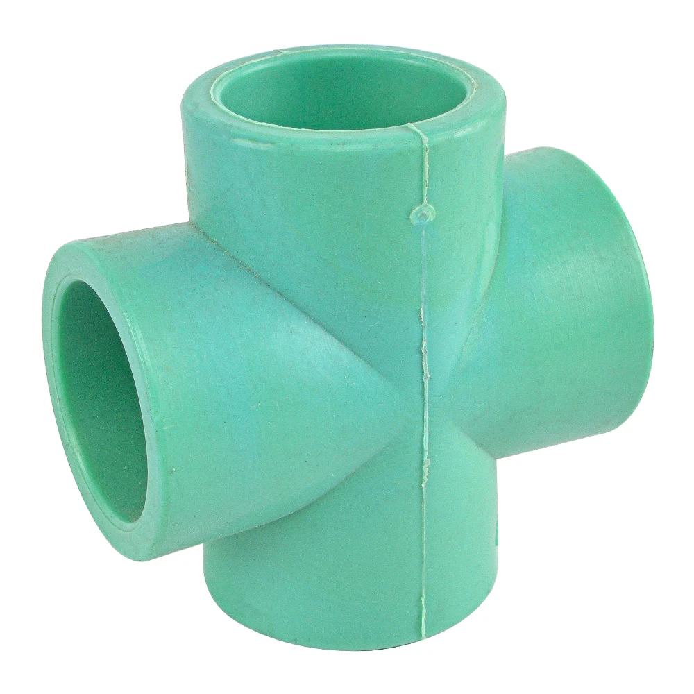 Ppr Pipe Connection Cross Plastic Pipe Fittings - Buy Plastic Pipe ...