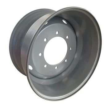 Heavy Ttailer Rim Wheels 11.75x22.5 Steyr Tubeless Truck Steel Wheel ...