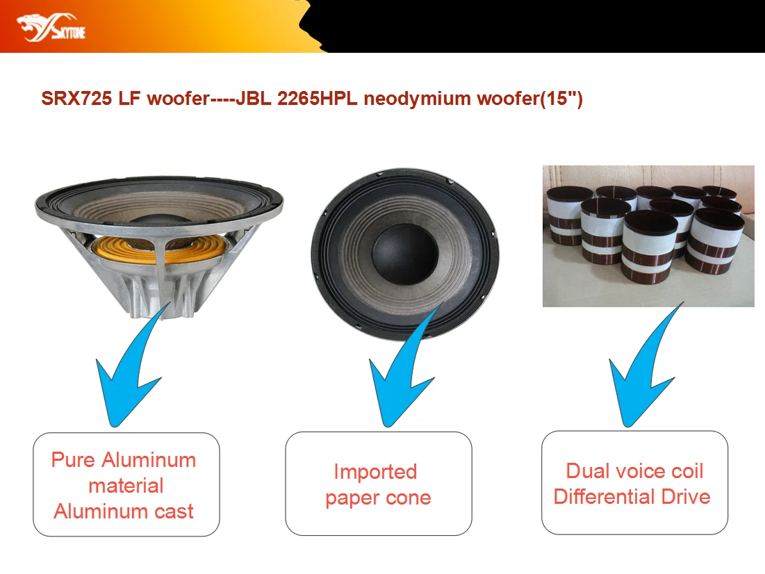 2262HPL Dual Voice Coil 12" Neodymium Woofer Speaker - 1400W Power ...