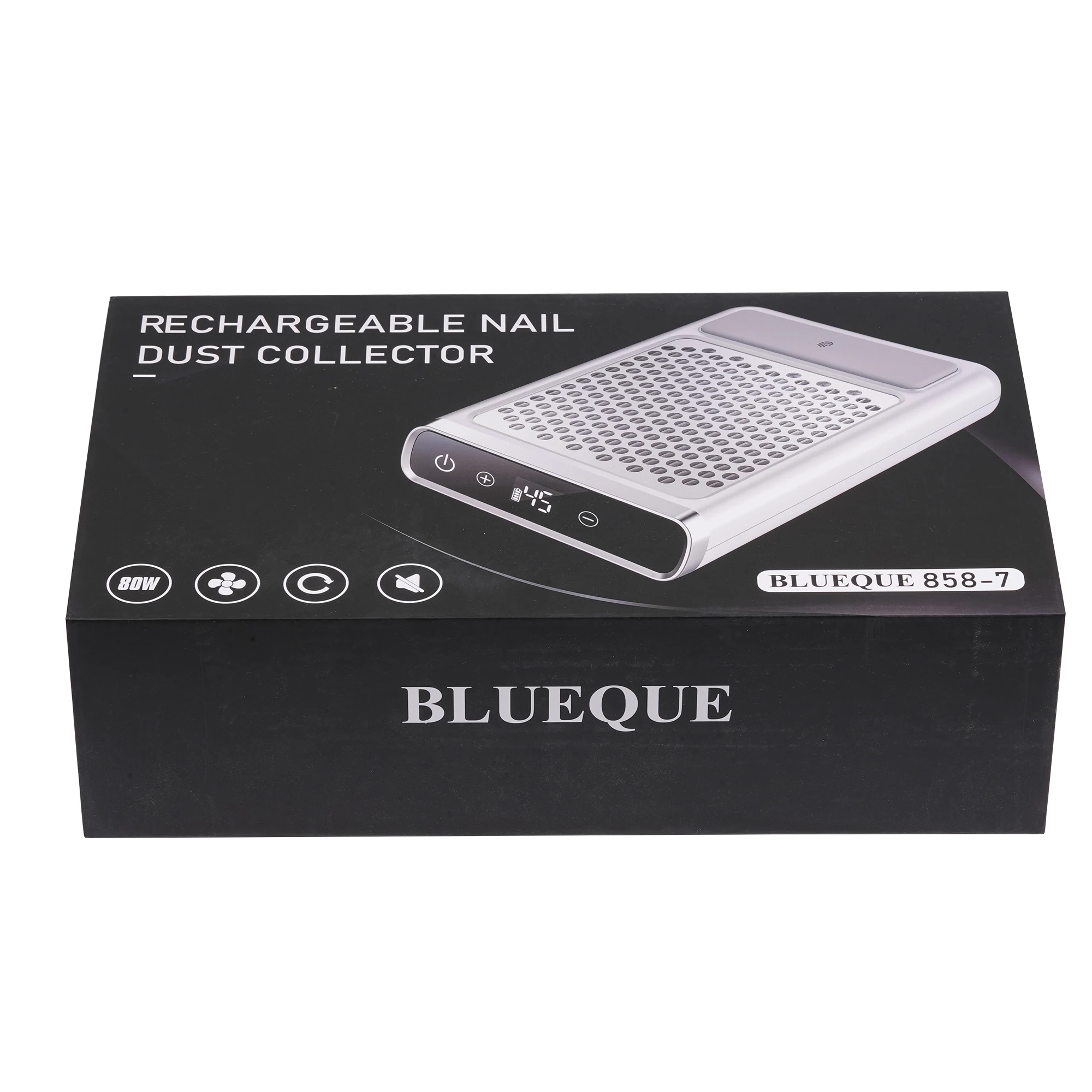 New 80w Rechargeable Nail Dust Collector Vacuum Professional Nail Art ...