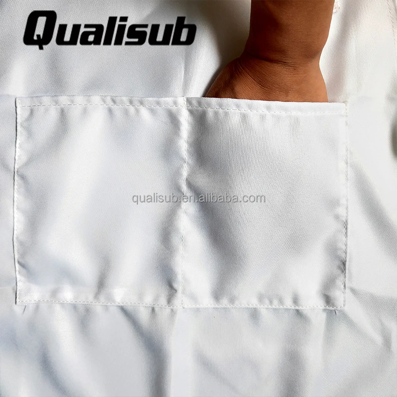 High Quality Qualisub Sublimation Blank White Aprons for Kids with Two ...