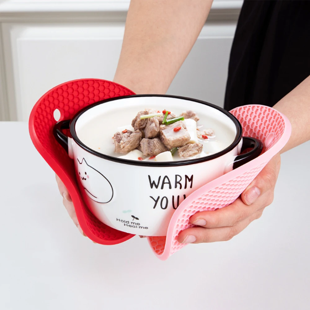 Heat Resistant Silicone Trivet Mat Food Grade Silicone Kitchen Mat For ...