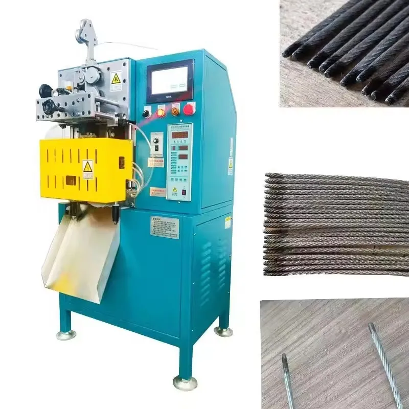 Wire Rope Melting And Cutting Machine,Steel Cable Wire Rope Wire ...