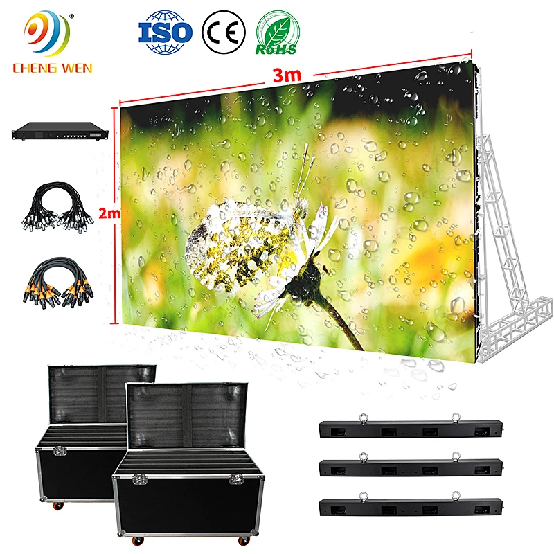 Outdoor P3.91 LED Display Screen - High Brightness & Waterproof