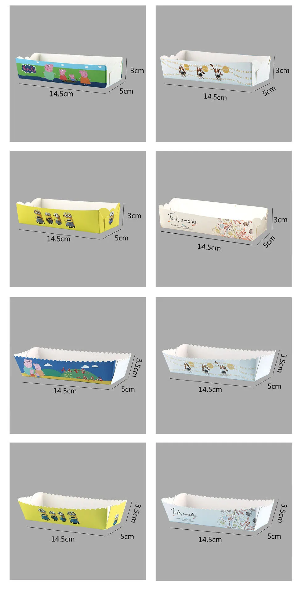 Brown Kraft Sustainable Hotdog Box Disposable Food Container Takeaway ...